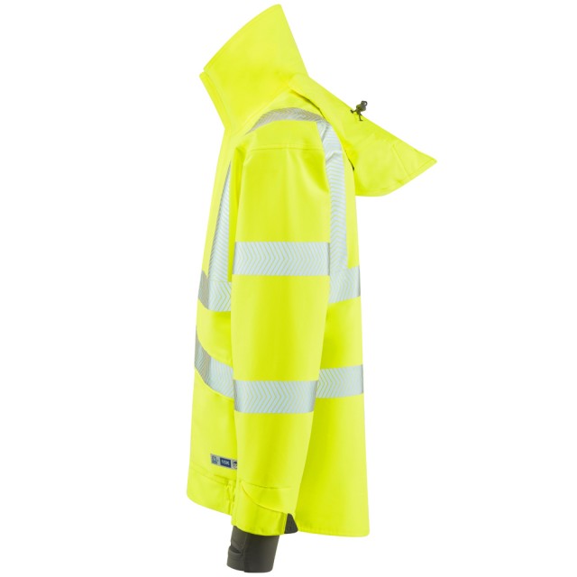 ISO 20471 Class 3 EcoViz 15K Breathable Bomber Jacket Yellow EcoViz